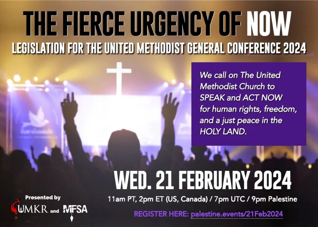 Liberal Methodists Lobby Against ‘Genocidal’ Israel for General ...